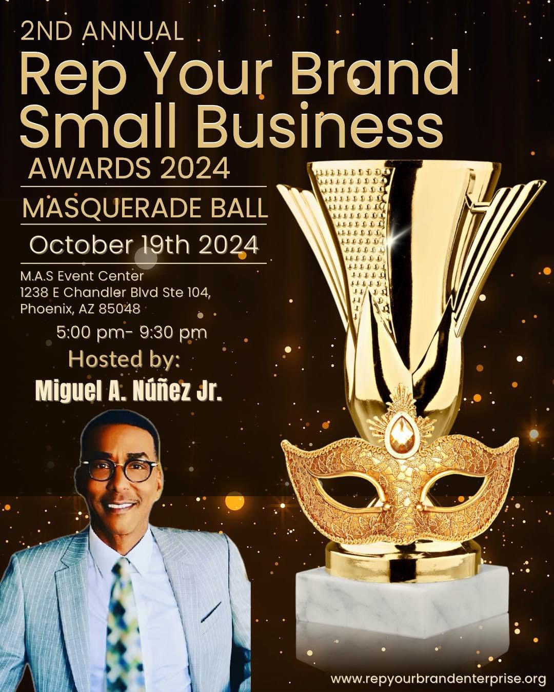 Rep Your Brand Small Business Awards 2024: Masquerade Ball Style