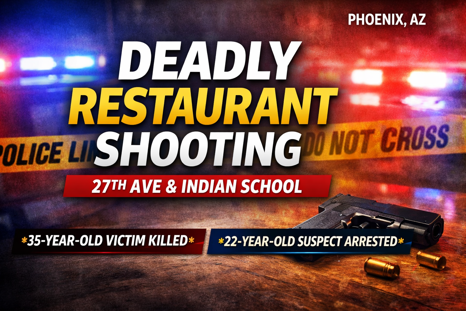 Suspect Arrested After Deadly Morning Shooting at Phoenix Restaurant ...